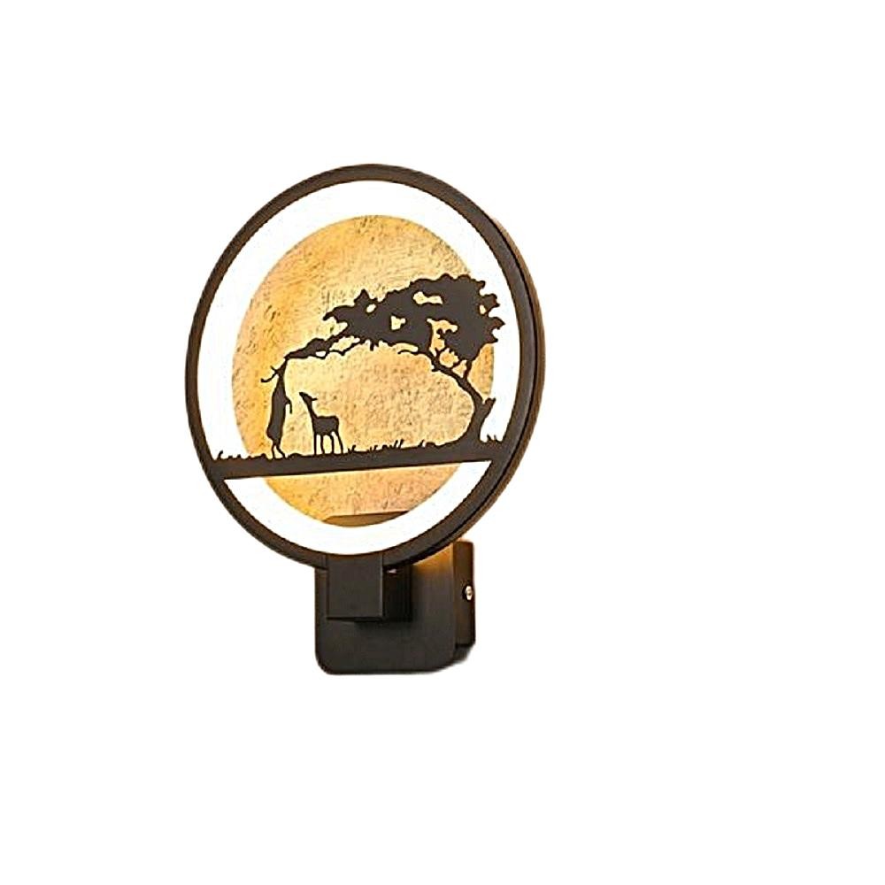 Retro Art Painting LED Pattern Wall Light